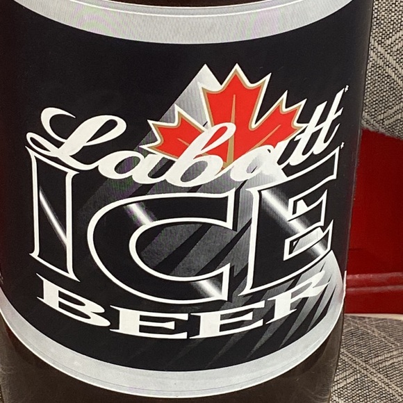 Labat ice beer | Accents | Rare Nostalgic Labatt Ice Beer Blowup 3x8w ...